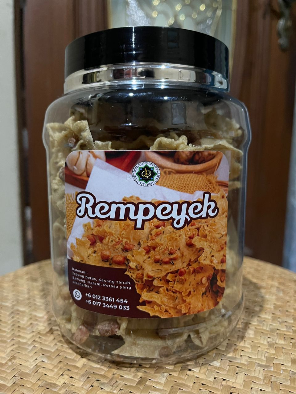 Rempeyek kacang rangup